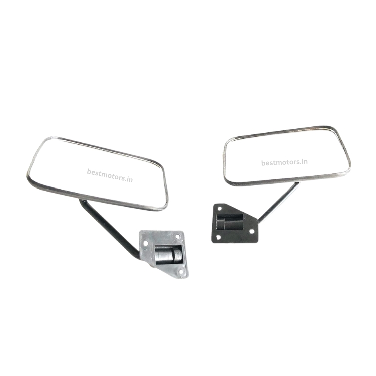 Right/Left Side Rear View Outside Mirror for Maruti Gypsy – Set of 2 ...